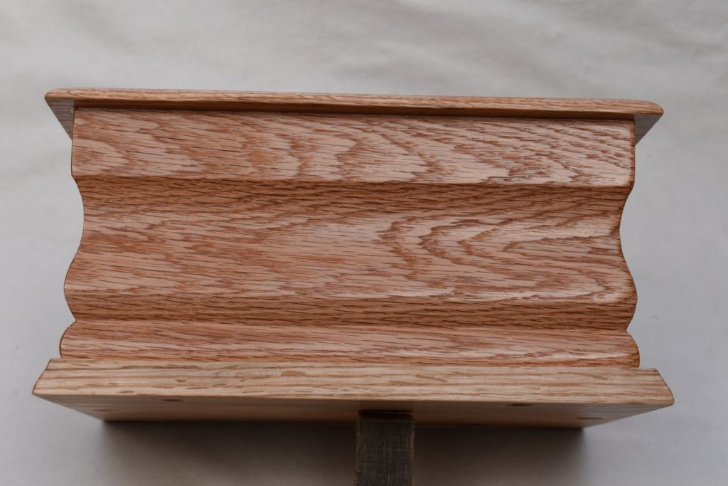 Oak Casket with Gold Ring & Plaque - Wooden Cremation Ash Caskets from ...